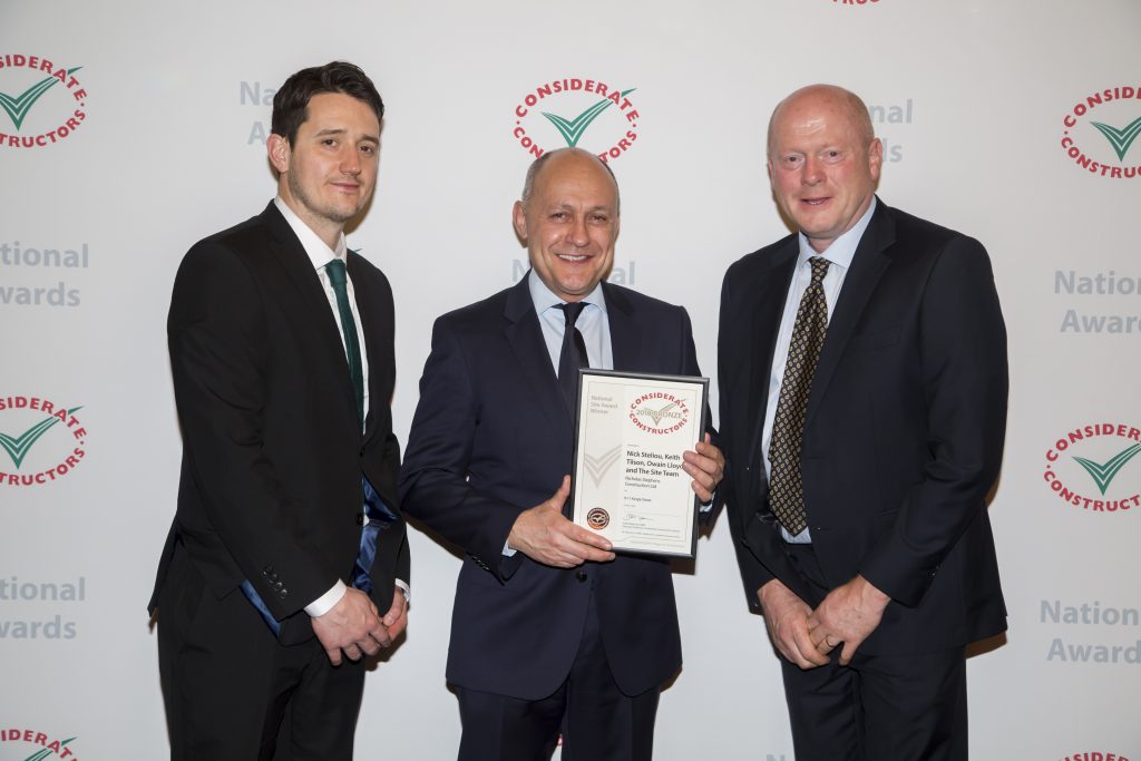 Considerate Contractors Bronze Award - Nicholas Stephens